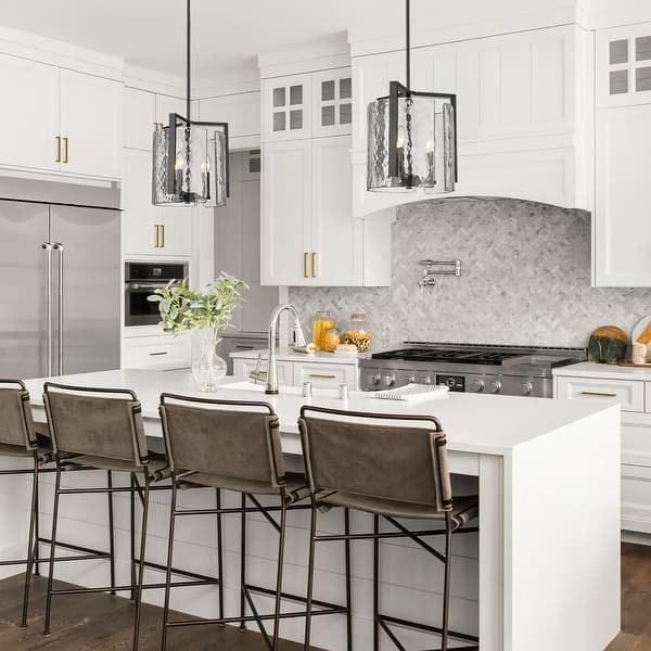 Golden Lighting 3164-3P HWG Aenon 3 Light 13" Wide Taper Candle - Bed ...