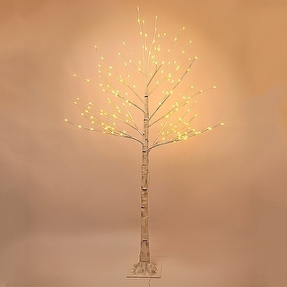 Pre-lit Birch LED 7-foot Decorative Tree - N/A - Bed Bath & Beyond ...