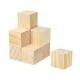 2 Inch Unfinished Wooden Blocks, Natural Wood Cube Square Wood Blocks ...