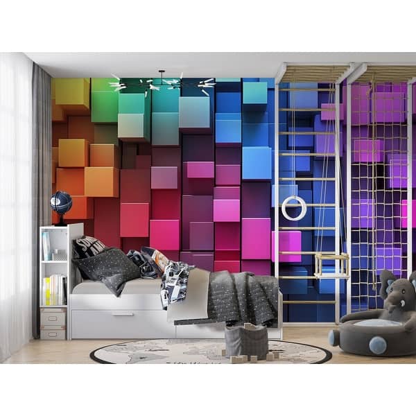 multicolor geometric wallpaper