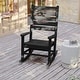Classic Commercial Grade Outdoor All-Weather HDPE Rocking Chair - Bed ...