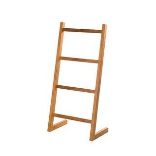 Teak Self-standing Towel Ladder 59" (150 cm) with 5 bars - Bed Bath ...