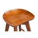 Bali Backless Wood Swivel Barstool - Bed Bath & Beyond - 36295601