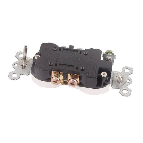 125V 15A Plastic Shell Twist Lock US Socket Tamper Resistant Duplex ...