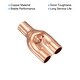 5pc Tee Y Type Copper Fitting Welding Joint Split Union Intersection 1/ ...