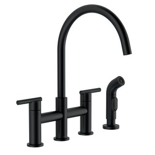Parma 2H Bridge Kitchen Faucet w/ Spray 1.75gpm - Bed Bath & Beyond ...