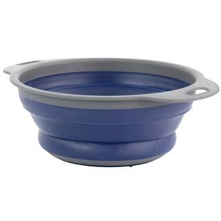Collapsible Plastic Round Strainer in Navy - Bed Bath & Beyond - 37457614