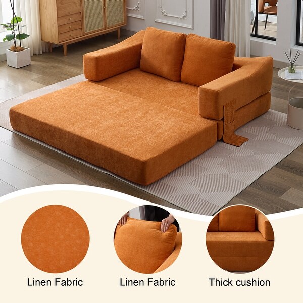 Fold out cushion store