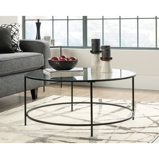 Harvey Park Coffee Table Black/clear - Bed Bath & Beyond - 37212579