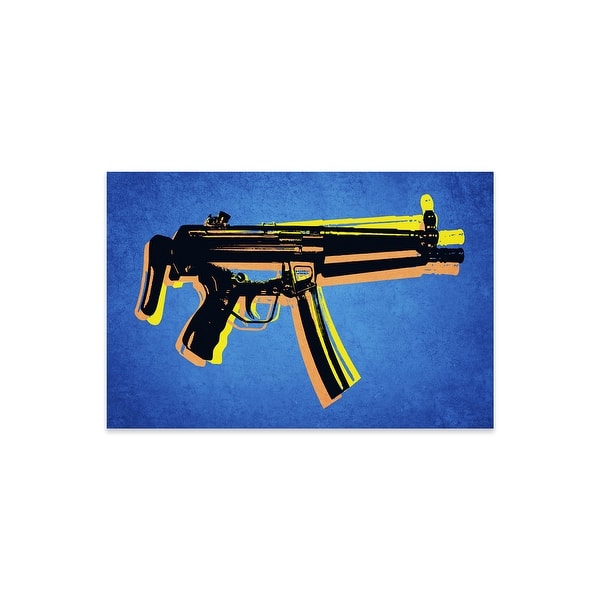 MP5 Sub Machine Gun Print On Acrylic Glass by Michael Tompsett - Bed ...