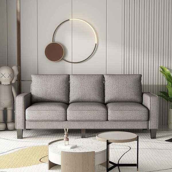 Lepfun Large Sofa Three seat Sofa Classic Tufted Chesterfield Settee Sofa Modern 3 Seater Couch Furniture Tufted Back Bed Bath Beyond 40810331