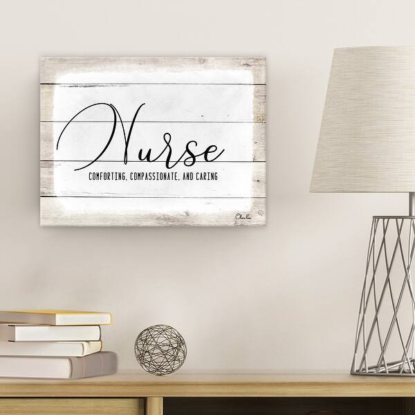 Olivia Rose 'Nurse' Canvas Textual Wall Art - On Sale - Bed Bath ...