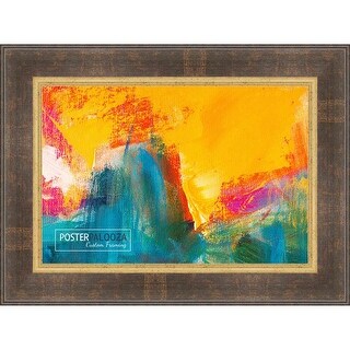 27x19 Contemporary Acid Complete Wood Picture Frame with UV Acrylic ...