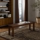 Solid Wood Dining Bench, Farmhouse Entryway Bench for Kitchen, Bedroom ...