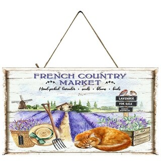 Lavender Fields Printed Handmade Sign 10" x 5" - Bed Bath & Beyond ...