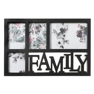 Black Collage Frame - Family (Asstd 4 Opening) - Bed Bath & Beyond ...