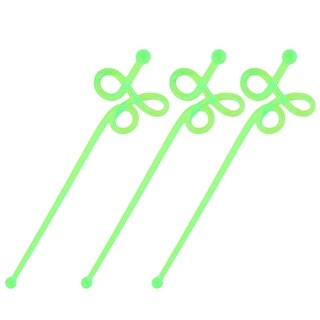 Bar Plastic Tea Juice Wine Stirring Rod Swirl Swizzle Sticks Stirrers ...