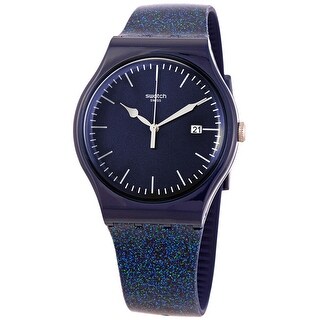 Swatch Men's Glitter Space Blue Dial Watch - SUON401 - 6 (36) - Bed ...