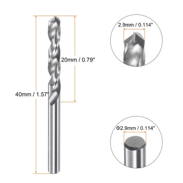 C3/K10 Tungsten Carbide Precision Straight Shank Twist Drill Bit ...