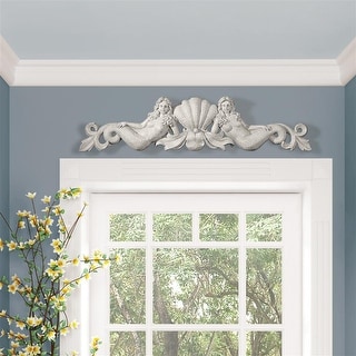 Design Toscano Mermaid Architectural Wall Pediment - Bed Bath & Beyond ...
