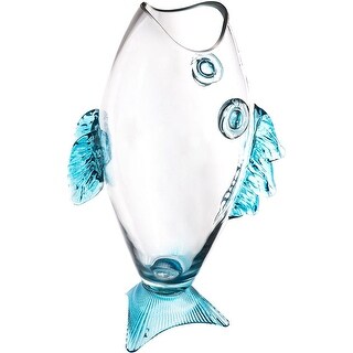 Palais Glassware 'Bol de Poisson' Clear Glass Standing Fish Shaped Bowl ...