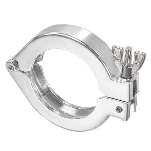 KF-50 Vacuum Clamp, 1 Pack Hose Clamp with Wing Nut for Ferrule, Silver ...