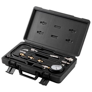 Compression Tester Adapter Kit, 9 Pcs Automotive Engine Cylinder Leak ...