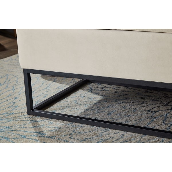 Velvet Bed Bench Metal Base with Storage - Bed Bath & Beyond - 39311715