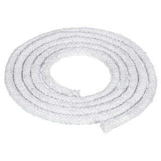 6.57ft x 0.31 inch Ceramic Fiber Rope Round Braided Rope Gasket Seal ...