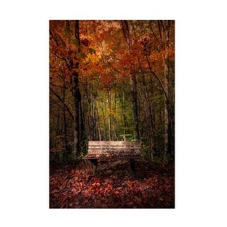 Celebrate Life Gallery 'Old Bench rail in Autumn Fall Colors Damascus ...