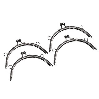 4pcs Metal Purse Frame, 6.1" Kiss Lock Clasp Frame for Coin Purse ...