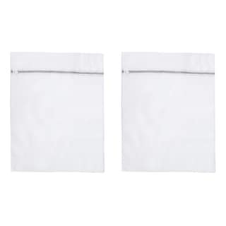 Universal Wash Bag Mesh Washing Cleaning Bag 50x60mm 2 Pack - Grey ...