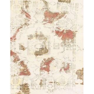 Ahgly Company Machine Washable Abstract Blanched Almond Beige Area Rugs ...