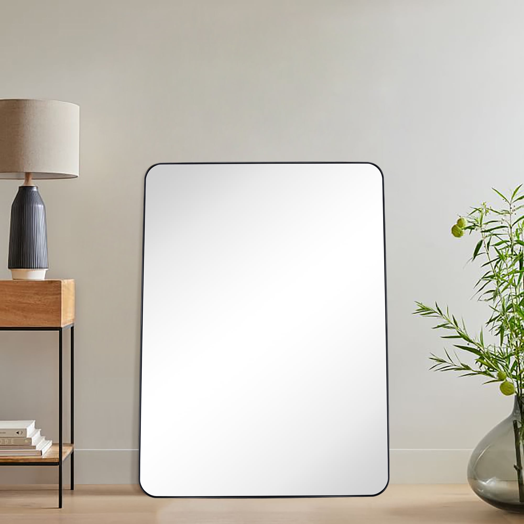 Oba Oval Metal Wall Mirror - Bed Bath & Beyond - 37834358