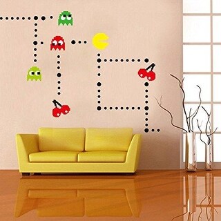 Cartoon Pac-Man Games Wall Decals - Bed Bath & Beyond - 19967111
