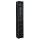 8-Tier Media Tower Rack, CD DVD Slim Storage Cabinet with Adjustable ...