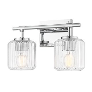 Z-Lite Landon 2 Light Vanity - Chrome - Bed Bath & Beyond - 42287961