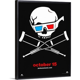 "Jackass 3 D (2010)" Black Float Frame Canvas Art - Bed Bath & Beyond ...