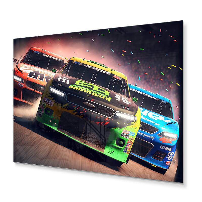 Designart 'American Stock Car Racing VI' Cars Race Car Nascar Metal ...