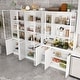 Modular Buffet and Display Cabinet - Modular Design in Pristine White ...