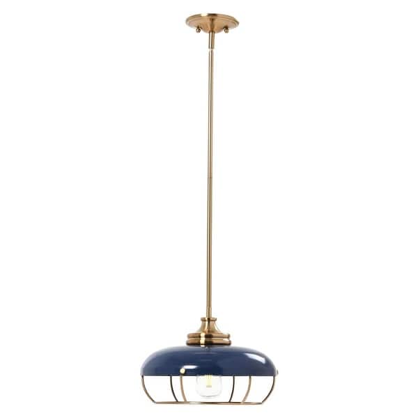 Dome Pendant ceiling led lights Navy Blue pendant light Metal home ...