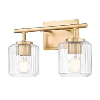 Z-Lite Landon 2 Light Vanity - Modern Gold - Bed Bath & Beyond - 42287965