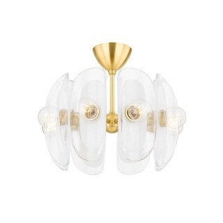 Hudson Valley Lighting Hilo 8 Light Semi Flush - Bed Bath & Beyond ...