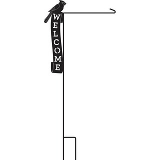 Cardinal Welcome Laser Cut Garden Flag Stand - Bed Bath & Beyond - 36156616