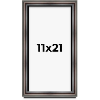 11x21 Shadow Box Frame Brown Cherry | 2.625 Inches Deep Pine Wood - Bed ...
