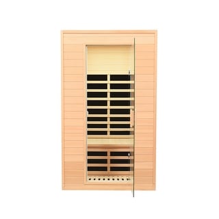 2-Person Sauna with LCD Display, Key Control and LED reading lights ...