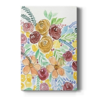 Flower Carousel I Premium Gallery Wrapped Canvas - Ready to Hang - Bed ...