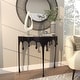 Aluminum Metal Accent, Console, and Coffee Table Collection with Drip ...