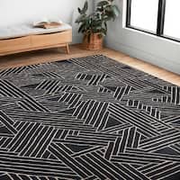 Alexander Home Reverie 3-D Geometric Modern Area Rug - Bed Bath ...