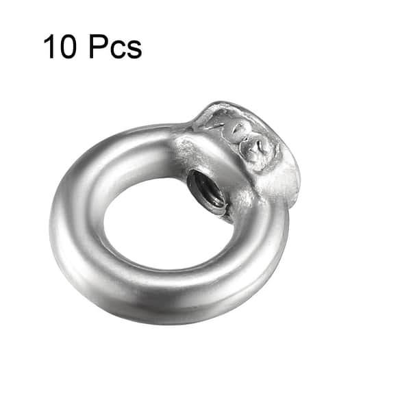 M3 Female Thread 304 Stainless Steel Lifting Eye Nuts Ring 10pcs ...